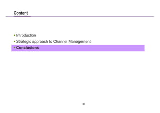 Strategic Channel Management in the telco industry | PDF