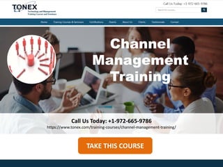 Channel Management Training | PPTX