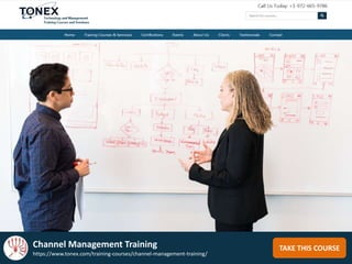 Channel Management Training | PPTX