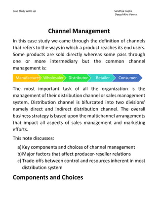 Channel Management Definition