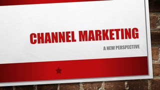 Channel marketing | PPT