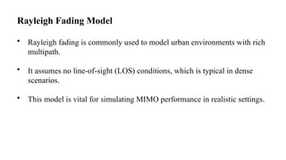 Channel Models For Mm Wave MIMO Systems.pptx