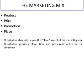 Channel of Distribution Management Unit 1 | PPTX