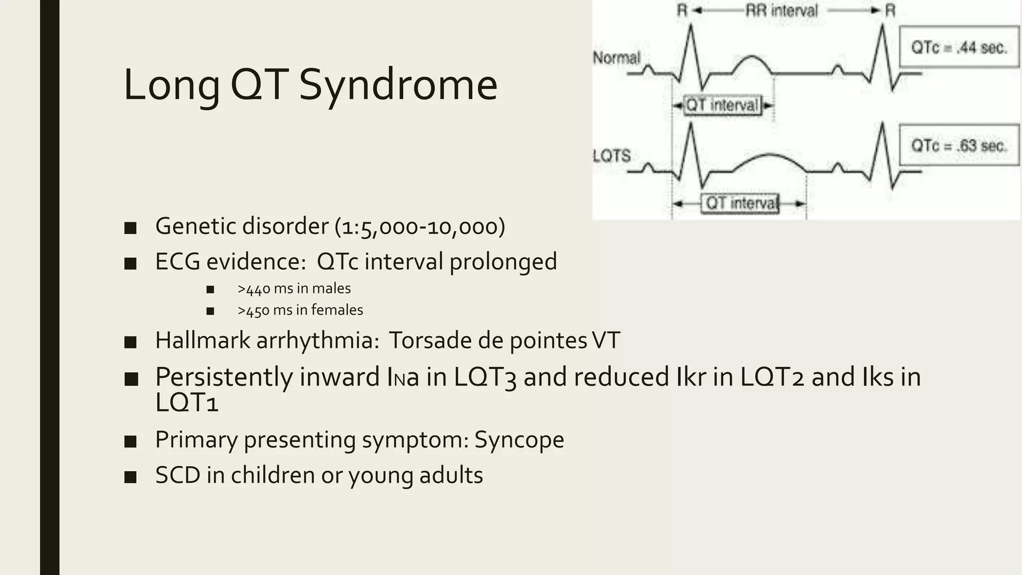 Cardiac Channelopathies | PPTX