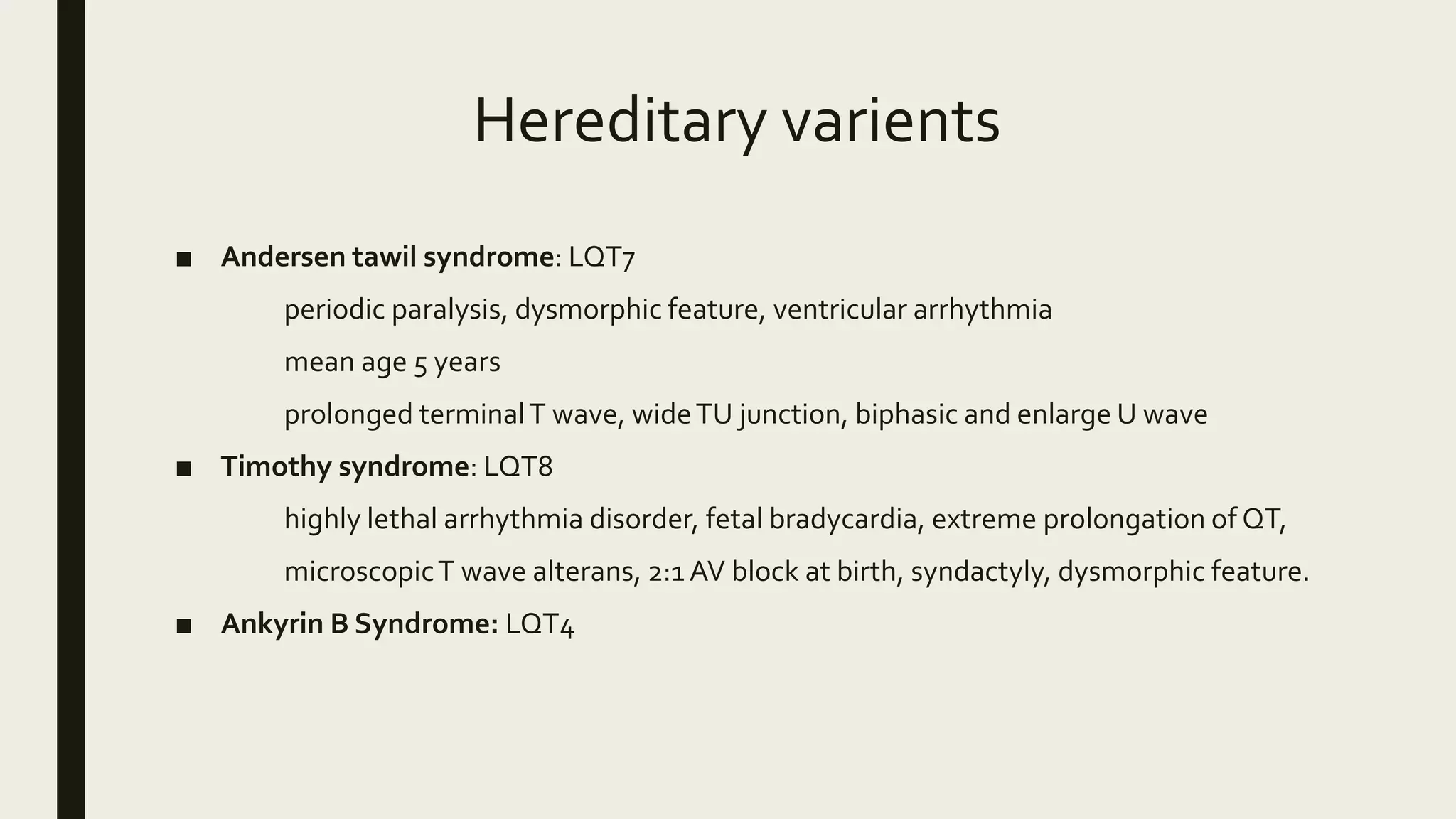 Cardiac Channelopathies | PPTX