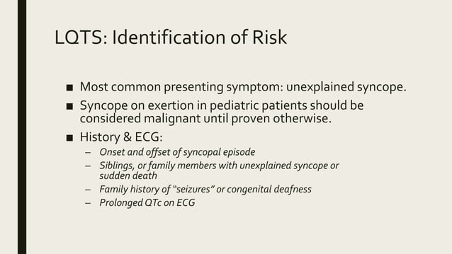 Cardiac Channelopathies | PPT