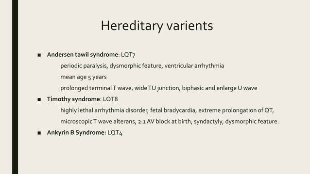 Cardiac Channelopathies | PPT