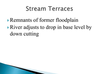 Channel Patterns & Floodplain Formation in environmental geology | PPTX