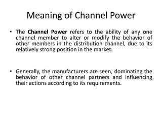 Channel power | PPTX