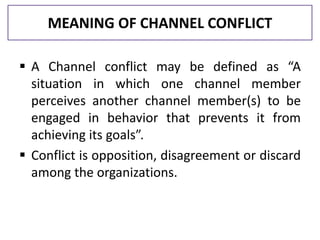 Channel Power & Conflict and Channel Dynamics | PDF