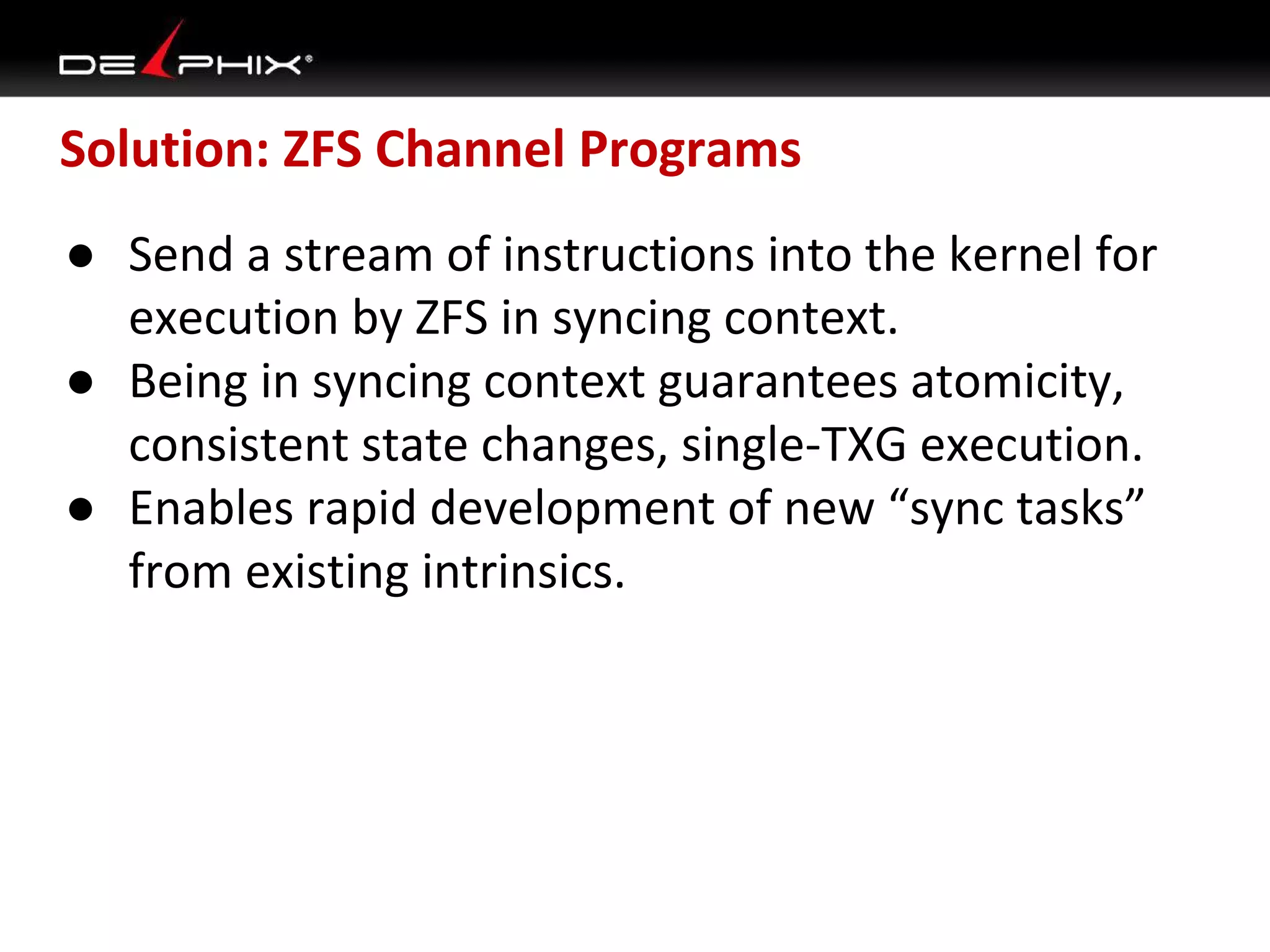 OpenZFS Channel programs | PDF | Operating Systems | Computer Software and Applications