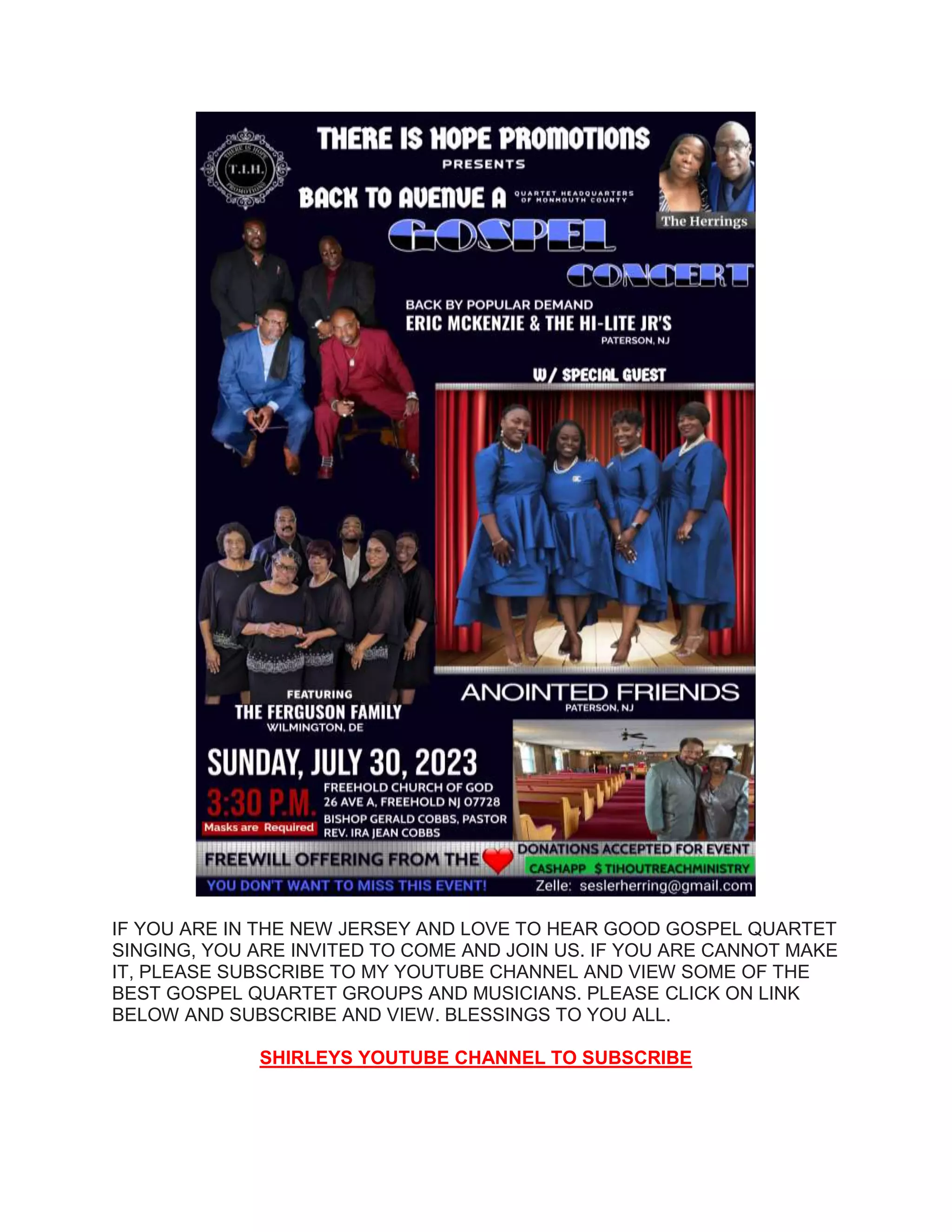 GOSPEL CONCERT INVITATION | DOCX
