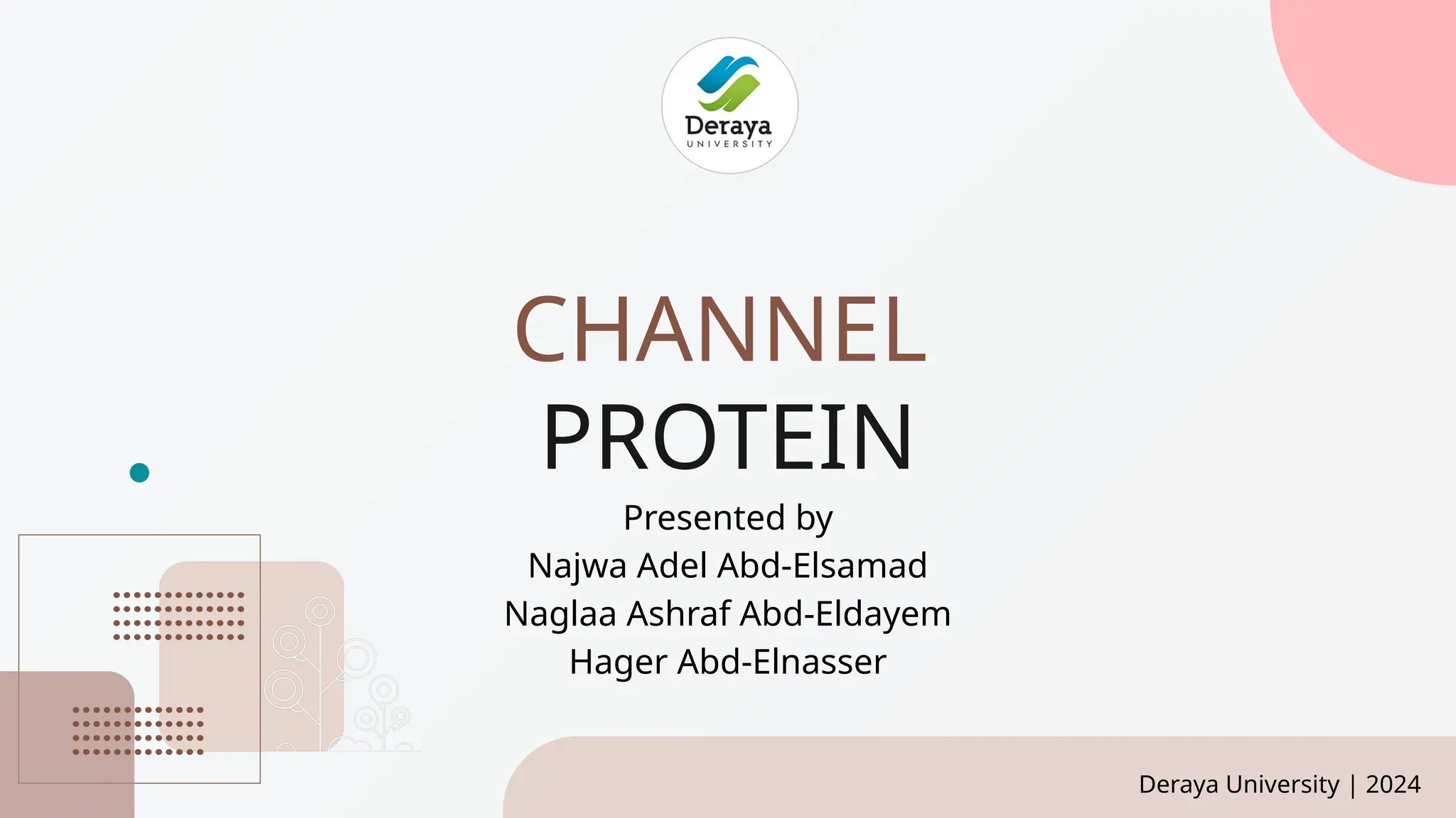 Channel Protein Channel Protein 123.pptx