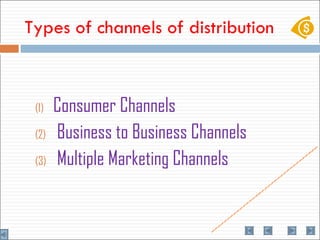 Channels And Distribution 2003 | PPT