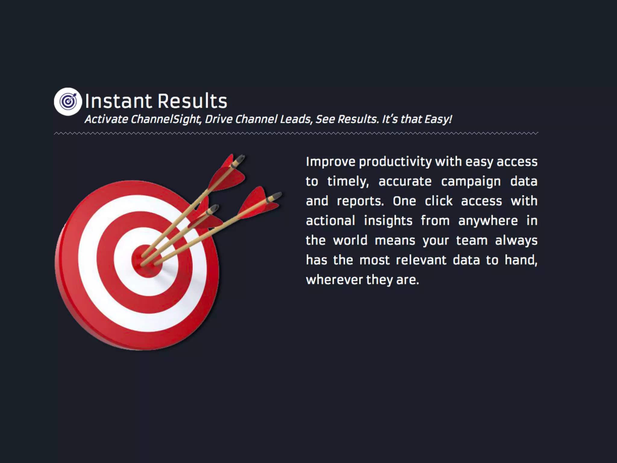 ChannelSight - Driving actionable insight | PDF