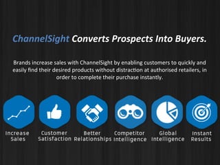 ChannelSight - Driving actionable insight | PDF