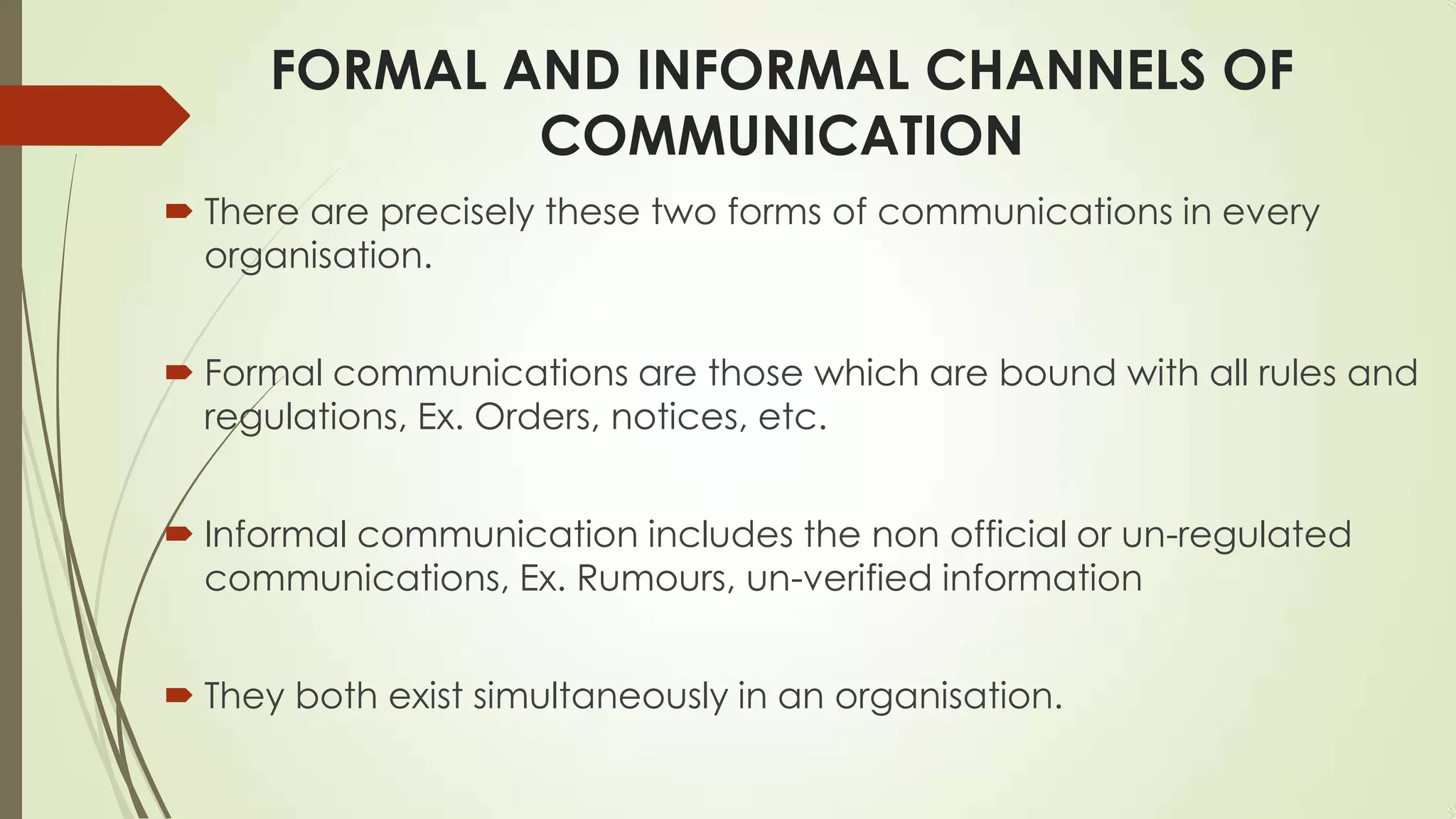 Channels of communication | PPTX