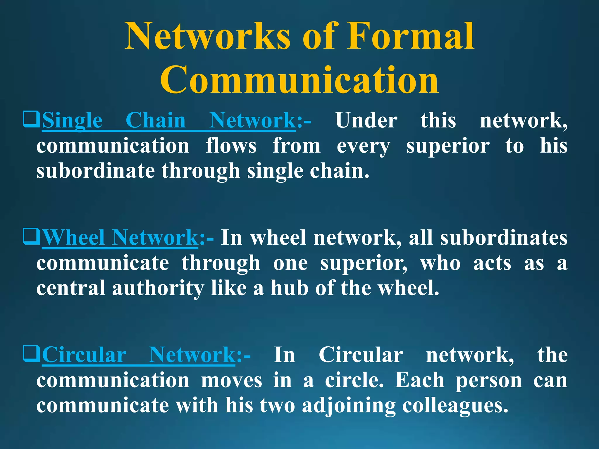 Channels of communication | PPTX
