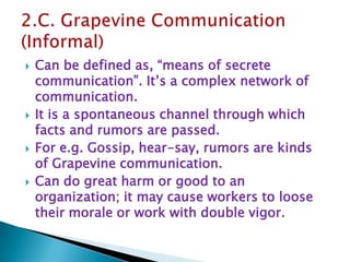 Channels of communication | PPTX