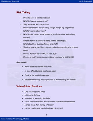 Channels of distribution | PDF