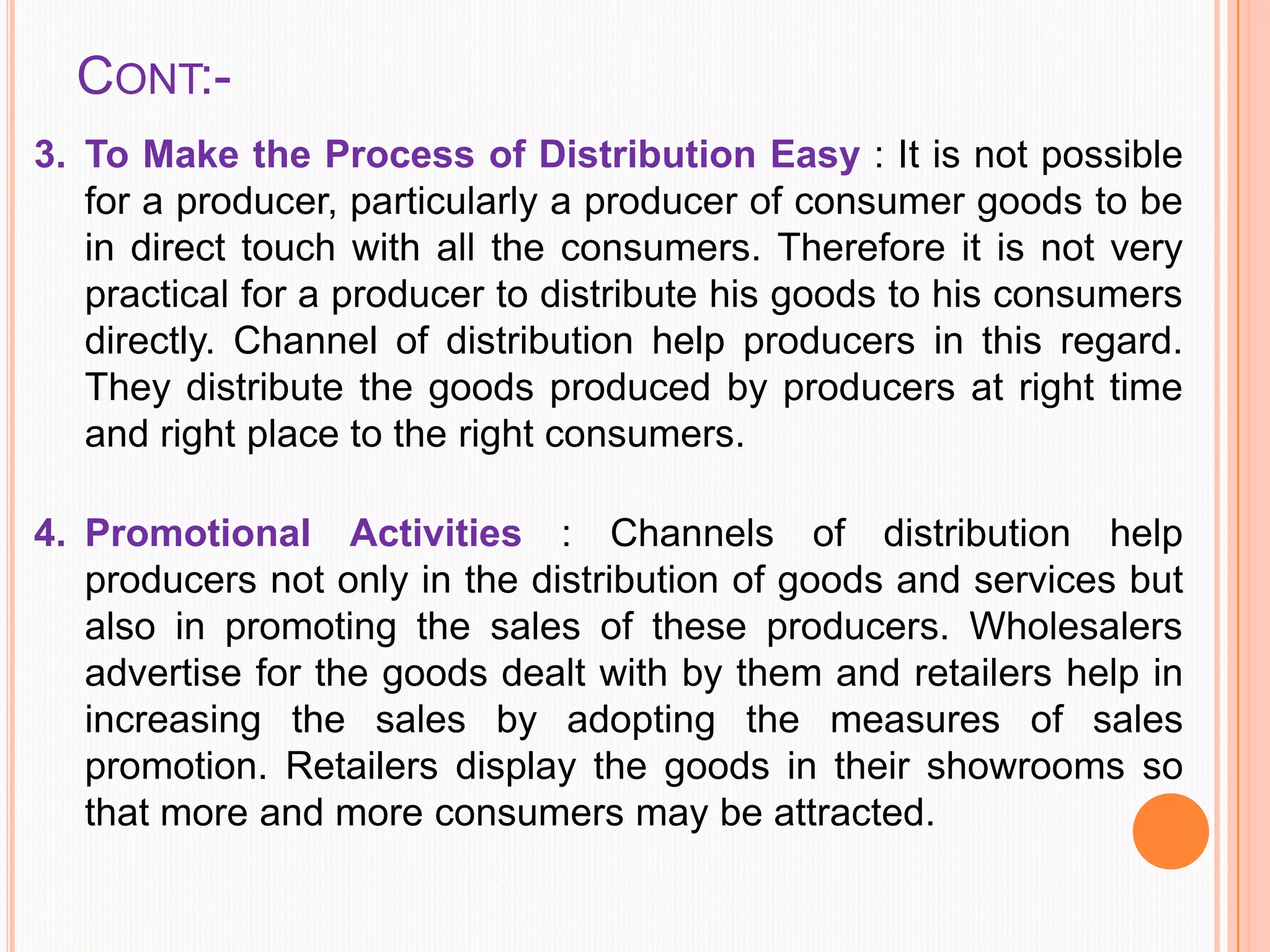 Channels of distribution | PPTX