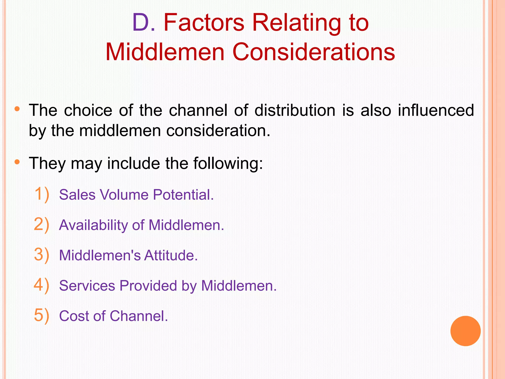Channels of distribution | PPTX