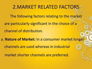Channels of distribution | PPTX