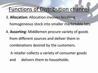 Channels of distribution | PPTX