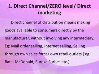 Channels of distribution | PPTX