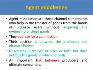 Channels of distribution | PPTX