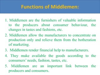 Channels of distribution | PPTX