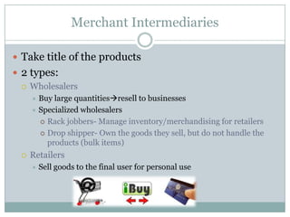 Channels Of Distribution3 | PPTX