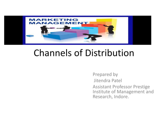Channels of distribution in marketing | PPTX