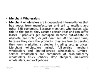 Channels of distribution in marketing | PPTX