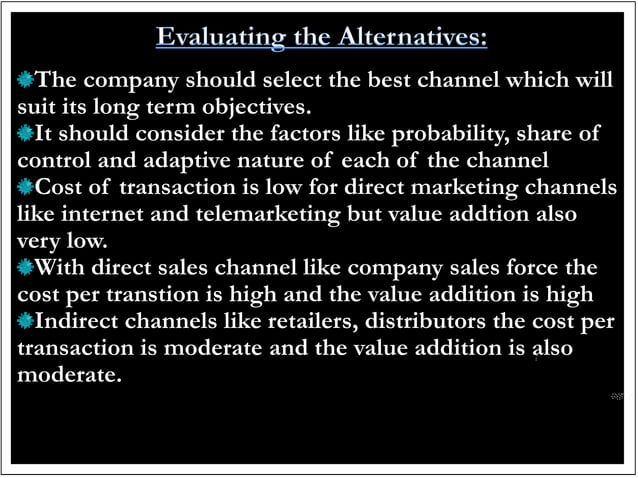 Channels of Distribution ppt | PPTX | Marketing and Advertising | Business