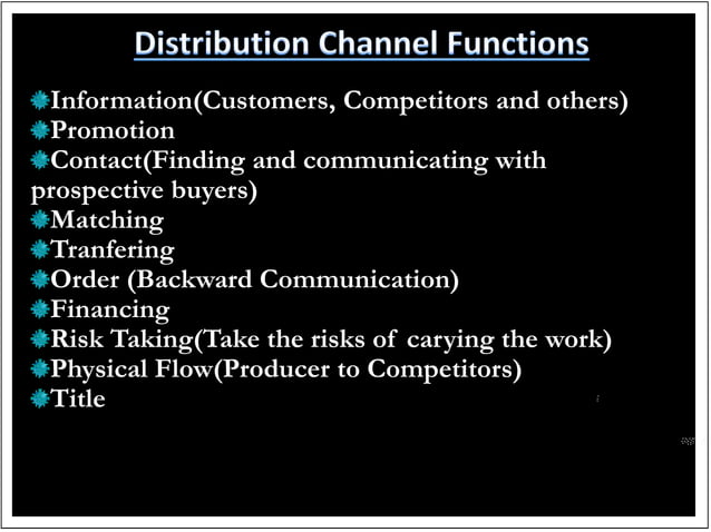Channels of Distribution ppt | PPTX | Marketing and Advertising | Business