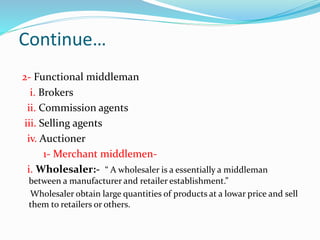 Channels of distribution ppt | PPTX
