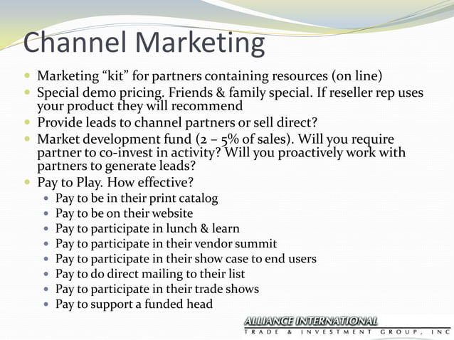 Channel Strategy & Management | PPTX