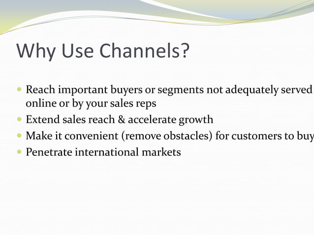 Channel Strategy & Management | PPTX