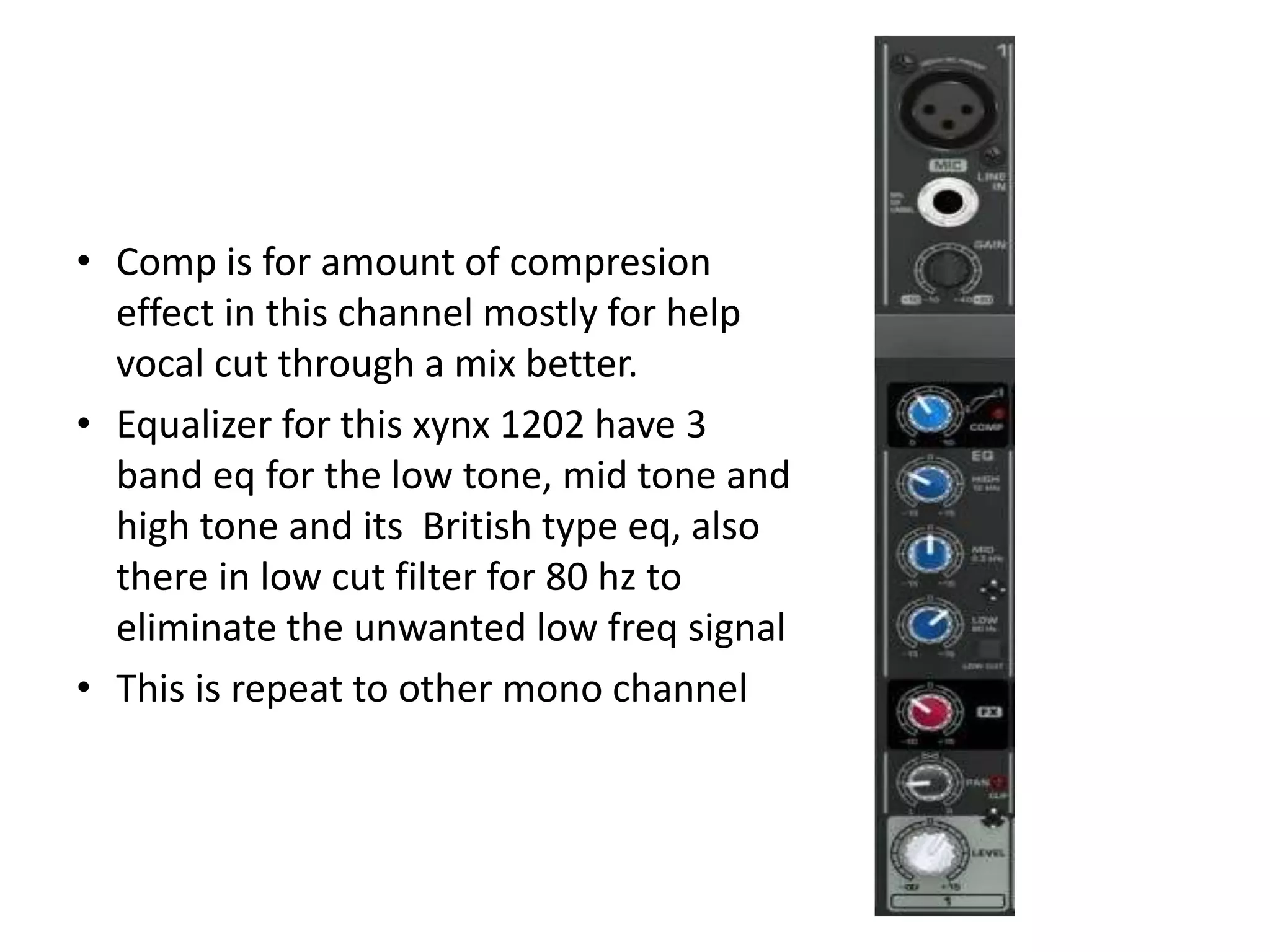 Channel strip (mixer) | PDF