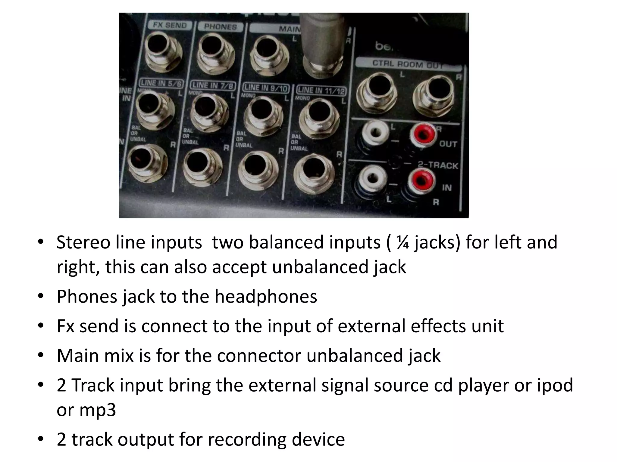 Channel strip (mixer) | PDF