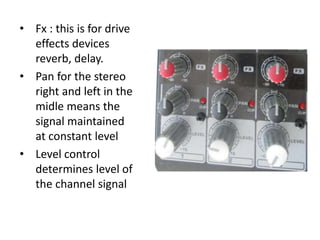 Channel strip (mixer) | PPT