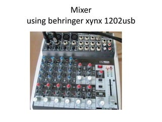 Channel strip (mixer) | PPT