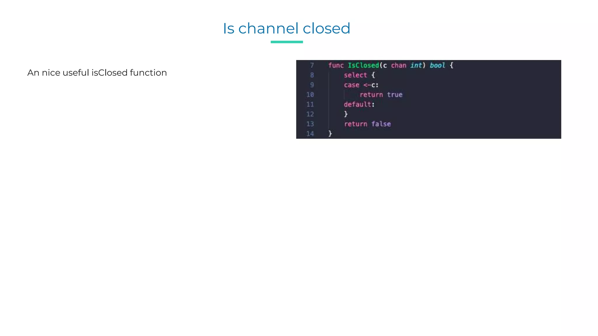 Golang Channels use cases | PPT