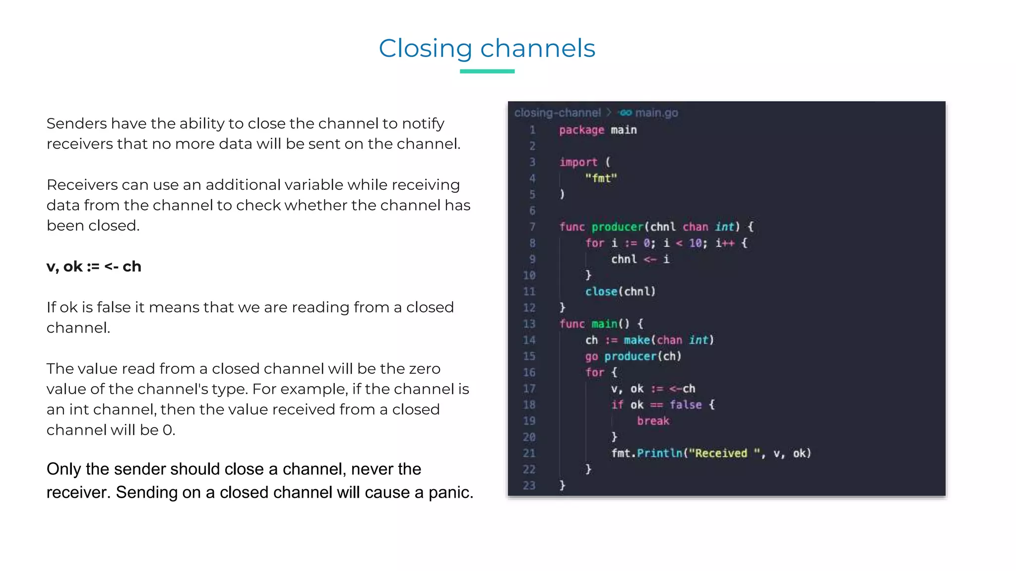 Golang Channels use cases | PPT