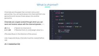 Golang Channels use cases | PPTX