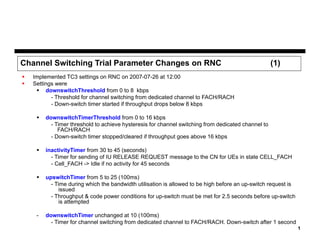 3G Channel switching Test | PDF | Computer Networking | Computing