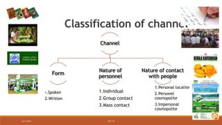 Channel and treatments of communication by Ajit | PPTX