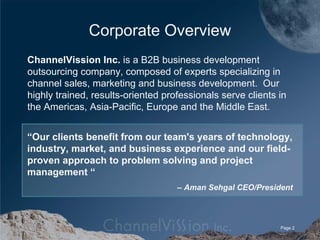 Channel Vission Overview F500 | PPT