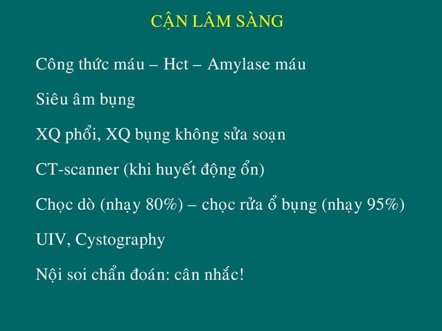 Chấn thương và vết thương bụng - 2019 - Đại học Y dược TPHCM | PDF